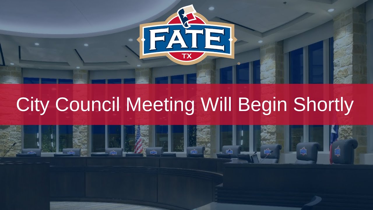 City of Fate - City Council Meeting, November 17, 2025 - YouTube