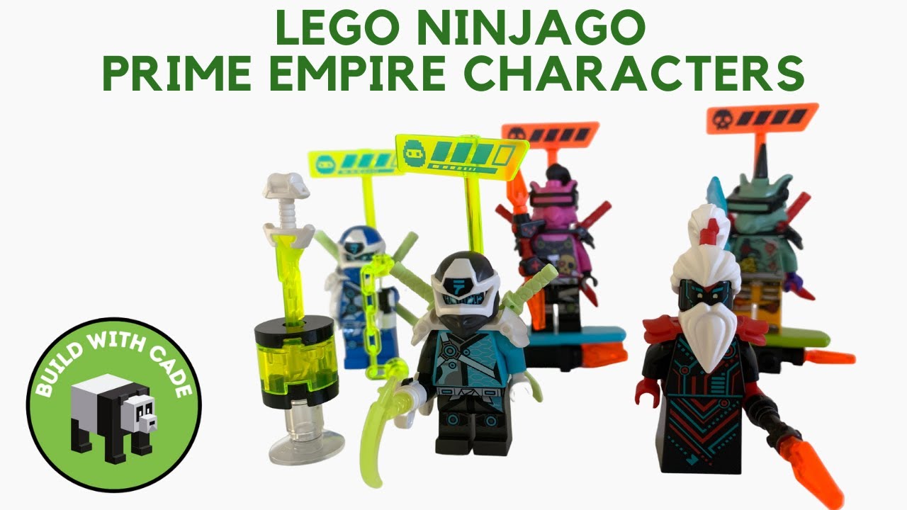 LEGO NINJAGO Prime Empire Season 12 Characters from Jay's Cyber Dragon ...