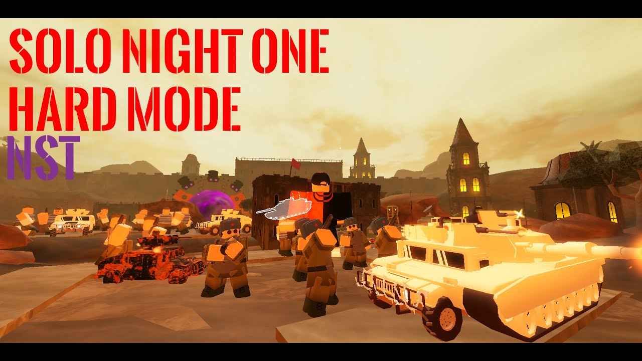 Solo Night One Hard Mode | TDS | NST - YouTube