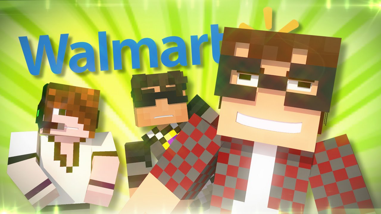 Minecraft Animated Short : POOPING IN WALMART?! - YouTube
