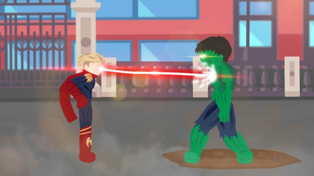 Hulk vs Homelander in a Nutshell || Drawing Cartoons 2. - YouTube