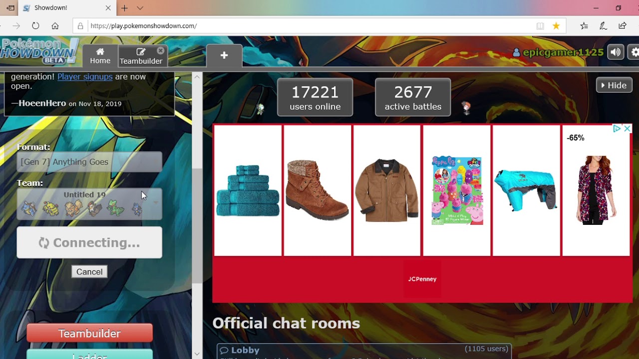 pokemon showdown gameplay - YouTube