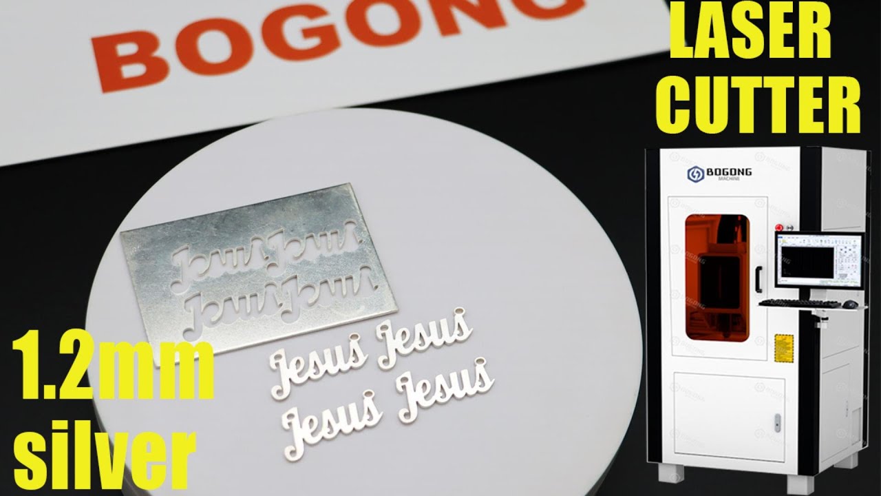 Smallest Fast Fiber Laser Cutter for 1.2mm Silver | Jewelry Laser ...