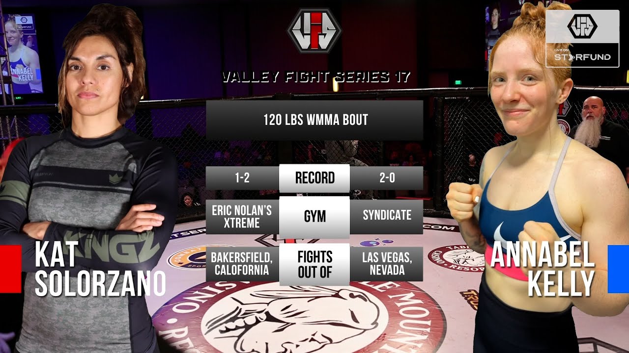 VFS 17: PRO Women's MMA - KAT SOLORZANO vs ANNABEL KELLY - Table ...