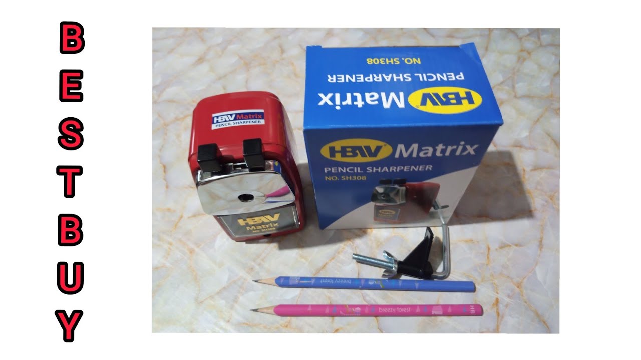 Lazada Unboxing HBW Sharpener | Best buy Sharpener No. SH308 - YouTube