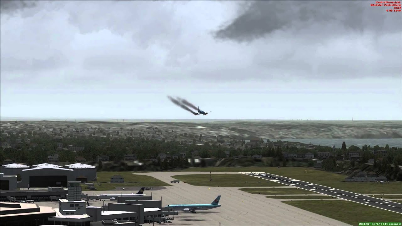 Boeing 787-9 Emergency Landing Seattle 緊急着陸 - YouTube