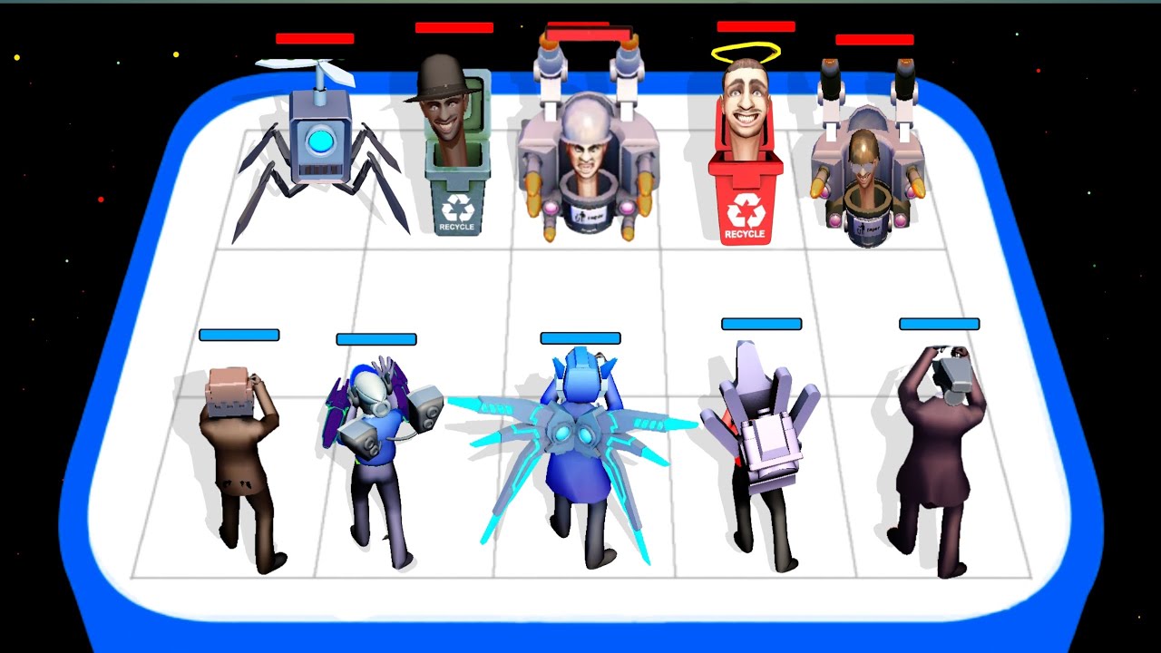 Monster Fusion Merge War P7 Toilet Camera Monster Battle Gameplay Max ...