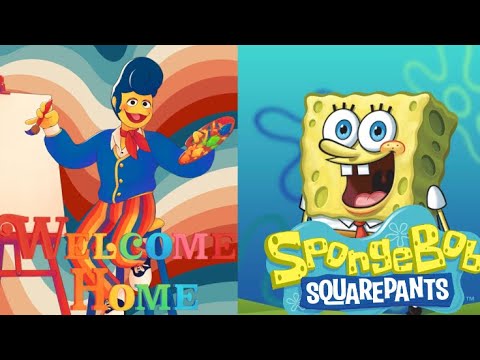 Welcome home + SpongeBob SquarePants= 😨 - YouTube