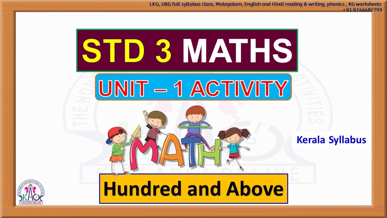 STD 3 MATHS UNIT 1 HUNDRED AND ABOVE ACTIVITIES | Kerala Syllabus ...