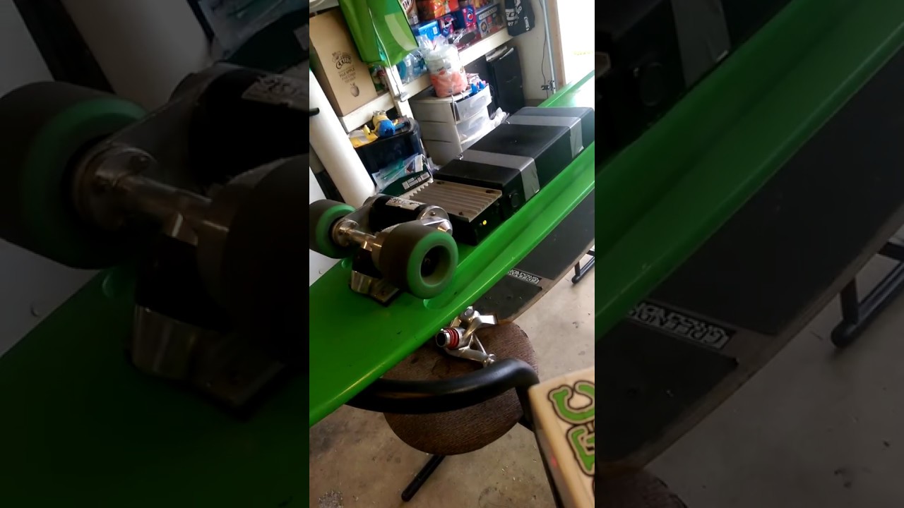 Electric Hamboard With New 36 Volt 10s6p Li-ion Battery Pack - YouTube