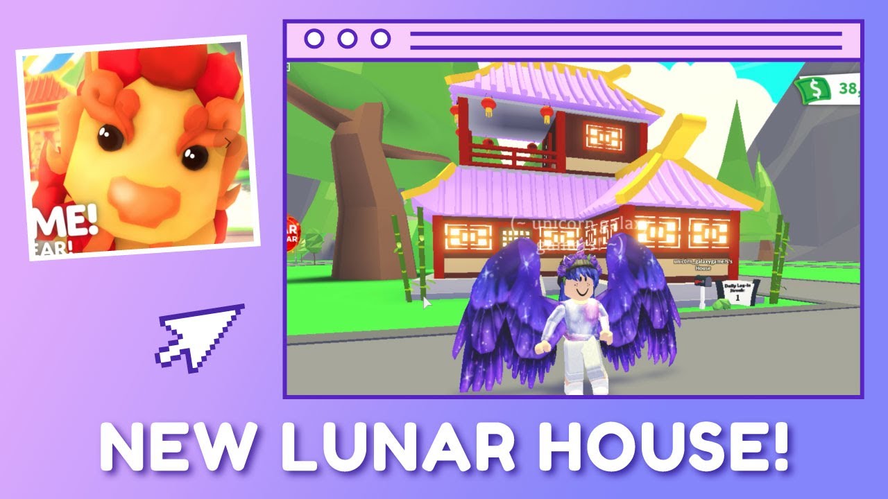 Adopt me - New House & Lunar Theme Decoration (New LUNAR YEAR update ...