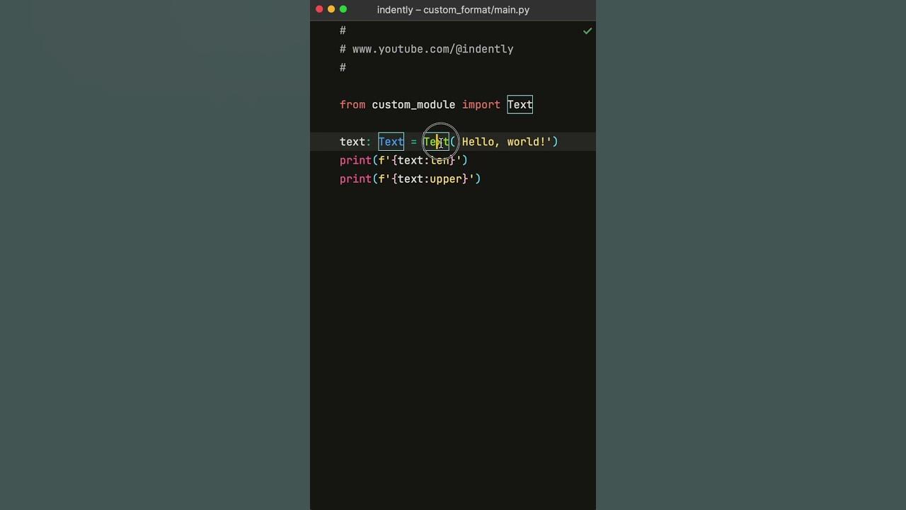 F Strings Are Customisable Code Programming Python Youtube