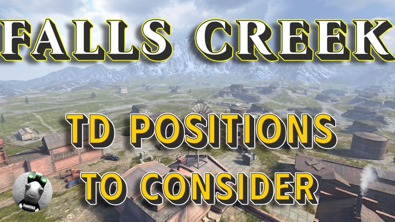 Map Strats - FALLS CREEK - TD Positions - World of Tanks Blitz - YouTube
