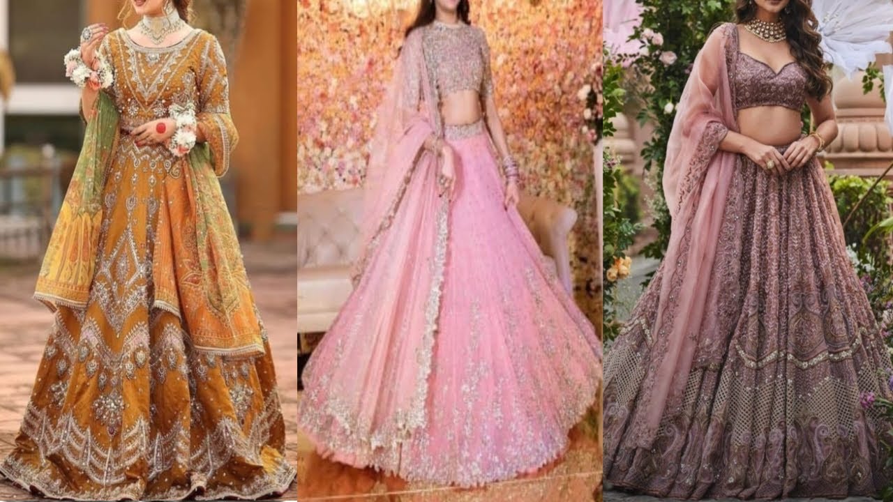 Beautiful Latest Designer Lehenga // Lehnga Designs - YouTube