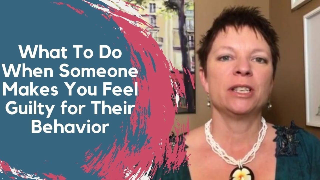 What to do when someone makes you feel guilty? | Vicki Haddock ...