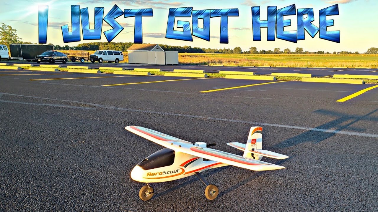 Practicing Landing Approach with the Hobbyzone Aeroscout S 1.1.1m ...