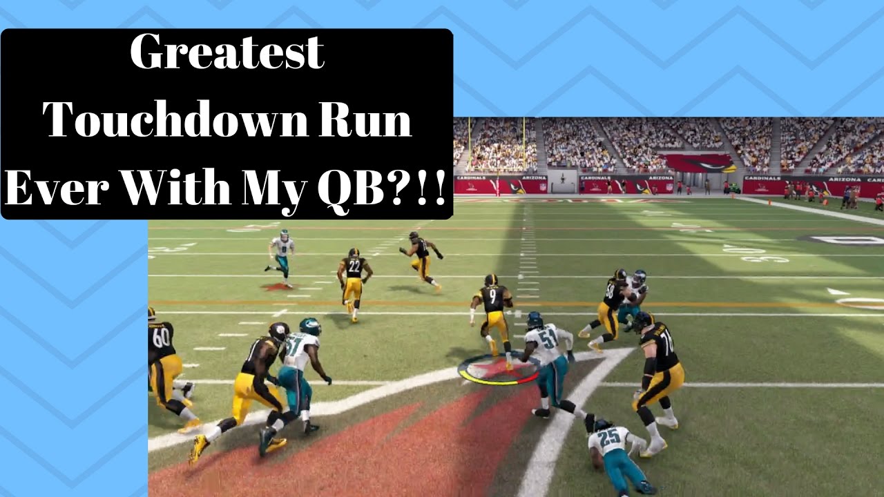 50 Yard Touchdown Run With My Quarterback | Usering The DLine Only ...