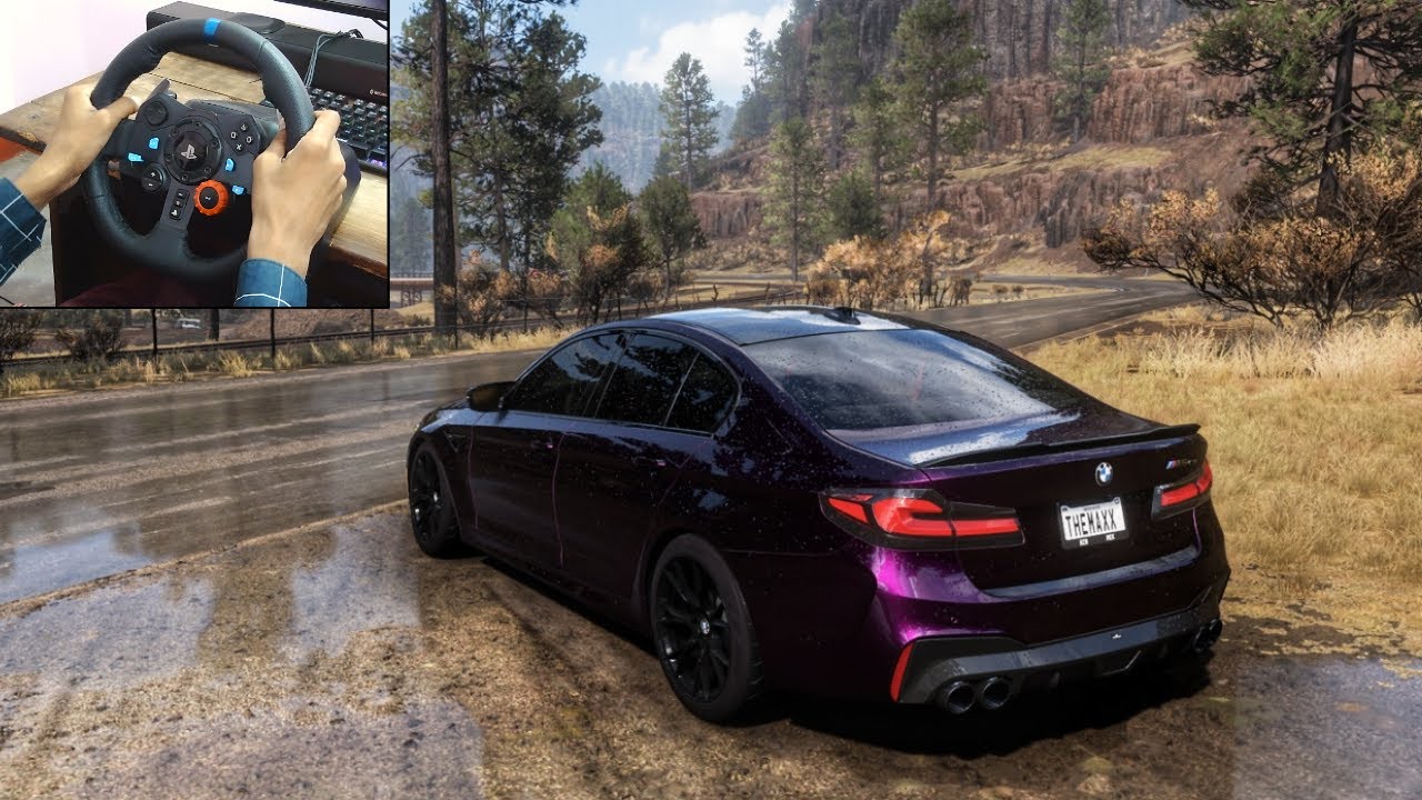 BMW M5 CS | Forza Horizon 5 | Logitech g29 gameplay - YouTube