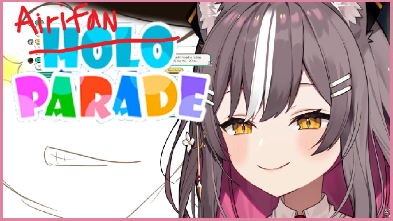 Chisaka Airi Mods Her Fans into [Holo Parade] - YouTube