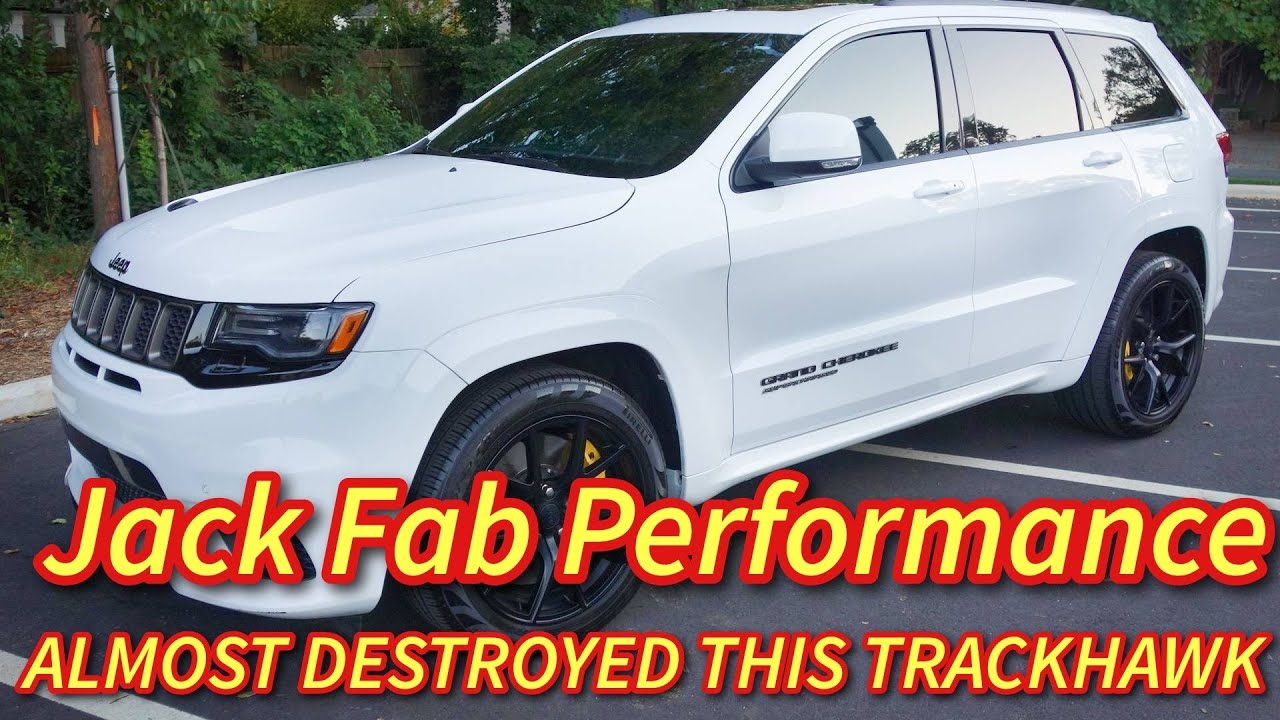 Jack Fab Performance Almost Destroyed This TrackHawk Wow - YouTube