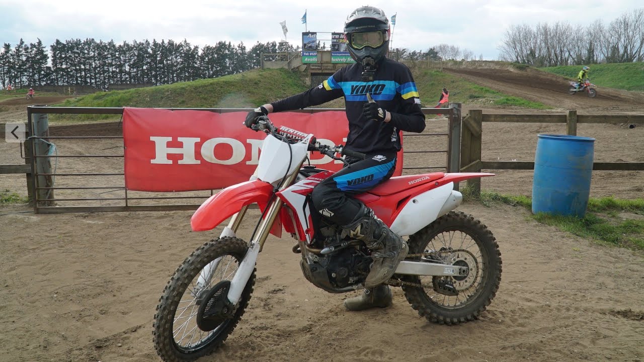 FIRST RIDE ON THE HONDA CRF 250 2021!! - YouTube