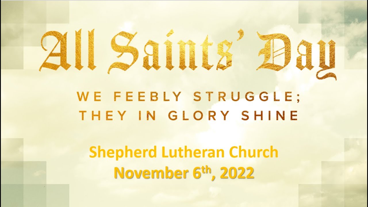 We Feebly Struggle; They in Glory Shine - YouTube