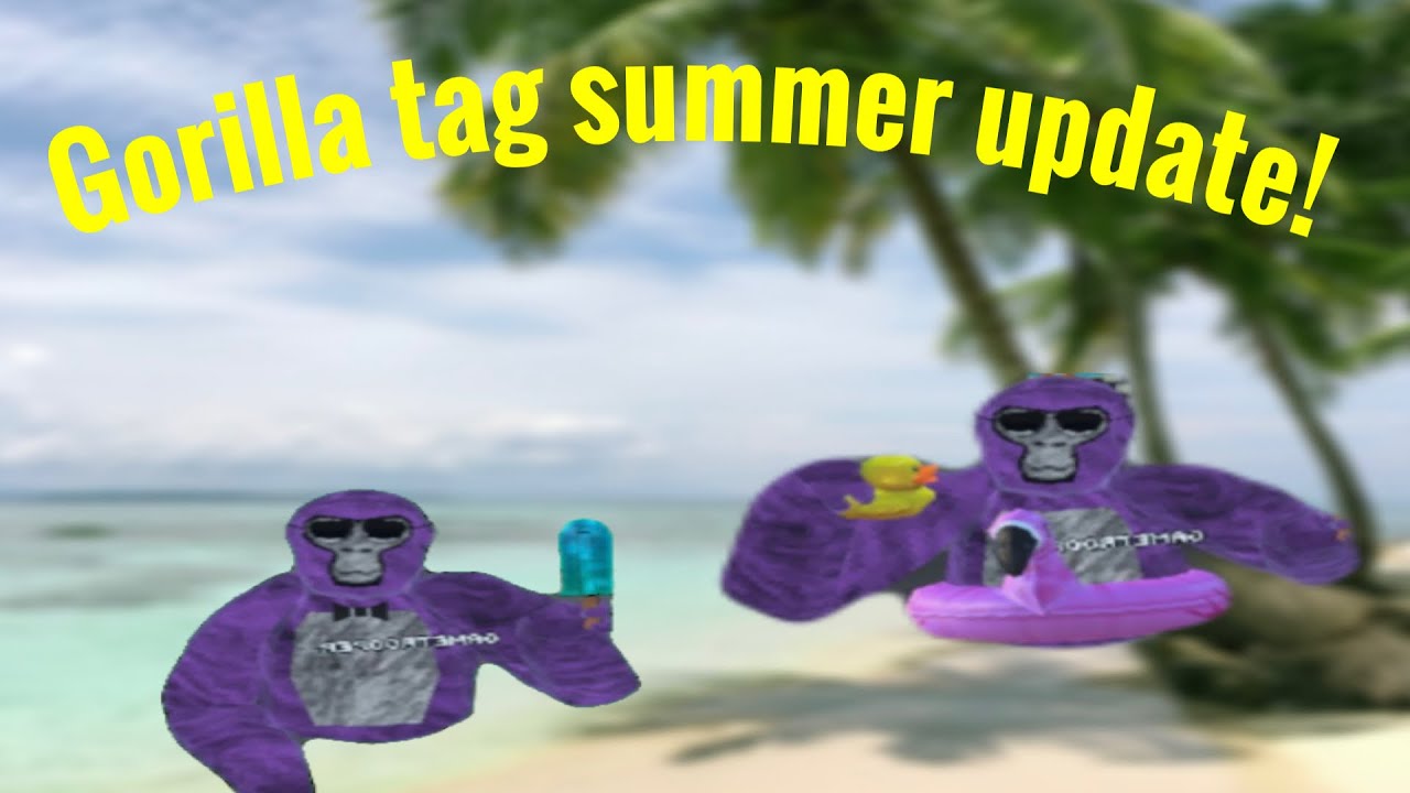 Gorilla tag new summer update 2022 - YouTube