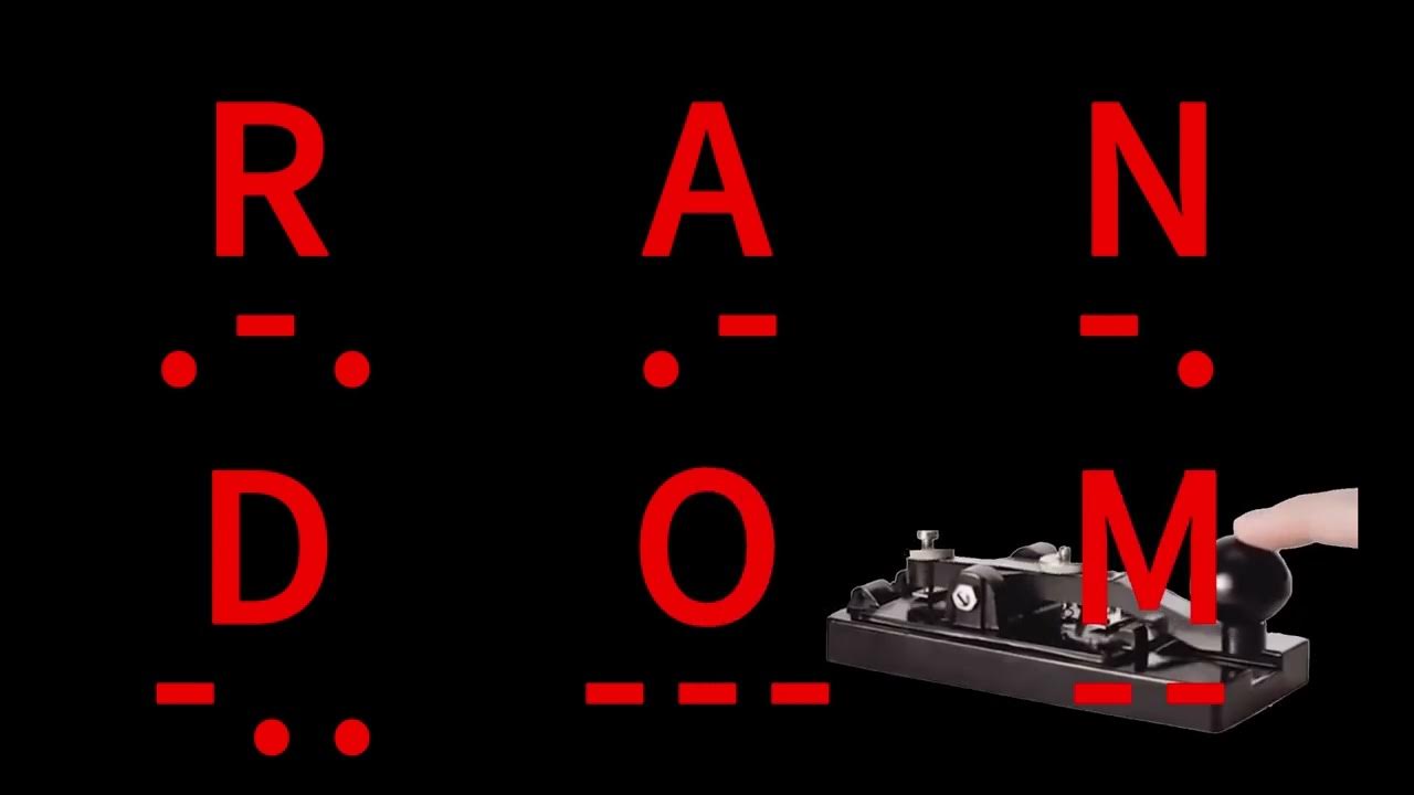 Random in Morse Code | Morse Code for Random - YouTube