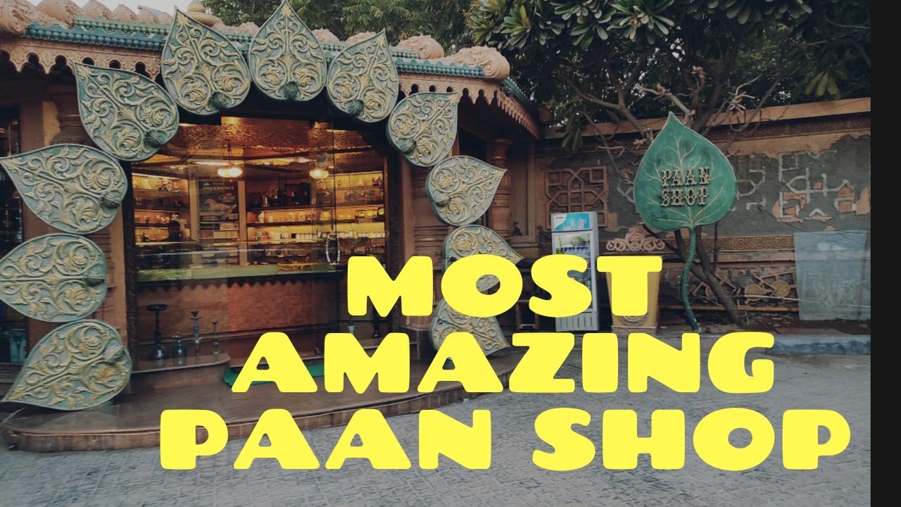 Most beautiful paan shop ever || Attractive interior || Flavoured hukka ...