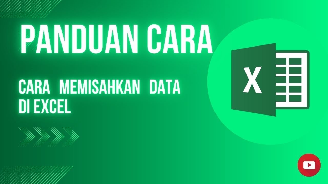 Cara Memisahkan Data Di Excel - YouTube