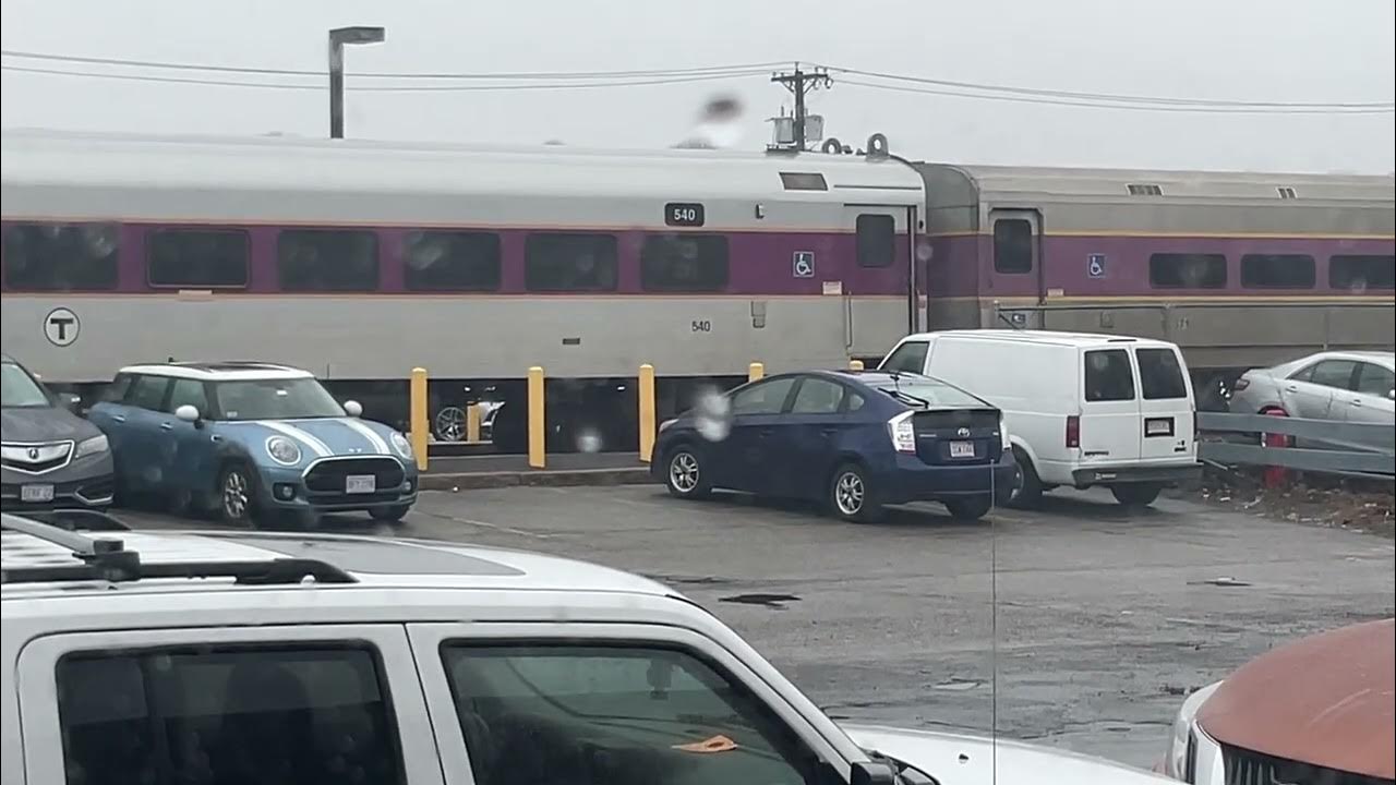 MBTA HSP-46 2023 - cab car CTC 1B 1647 outbound for rockport - YouTube