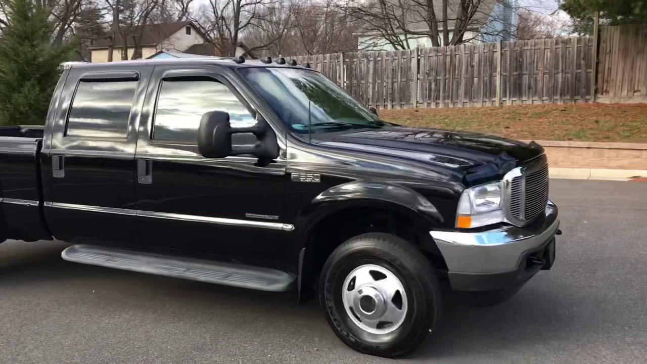 2002 Ford F-350 Dually 7.3 low miles for sale - YouTube