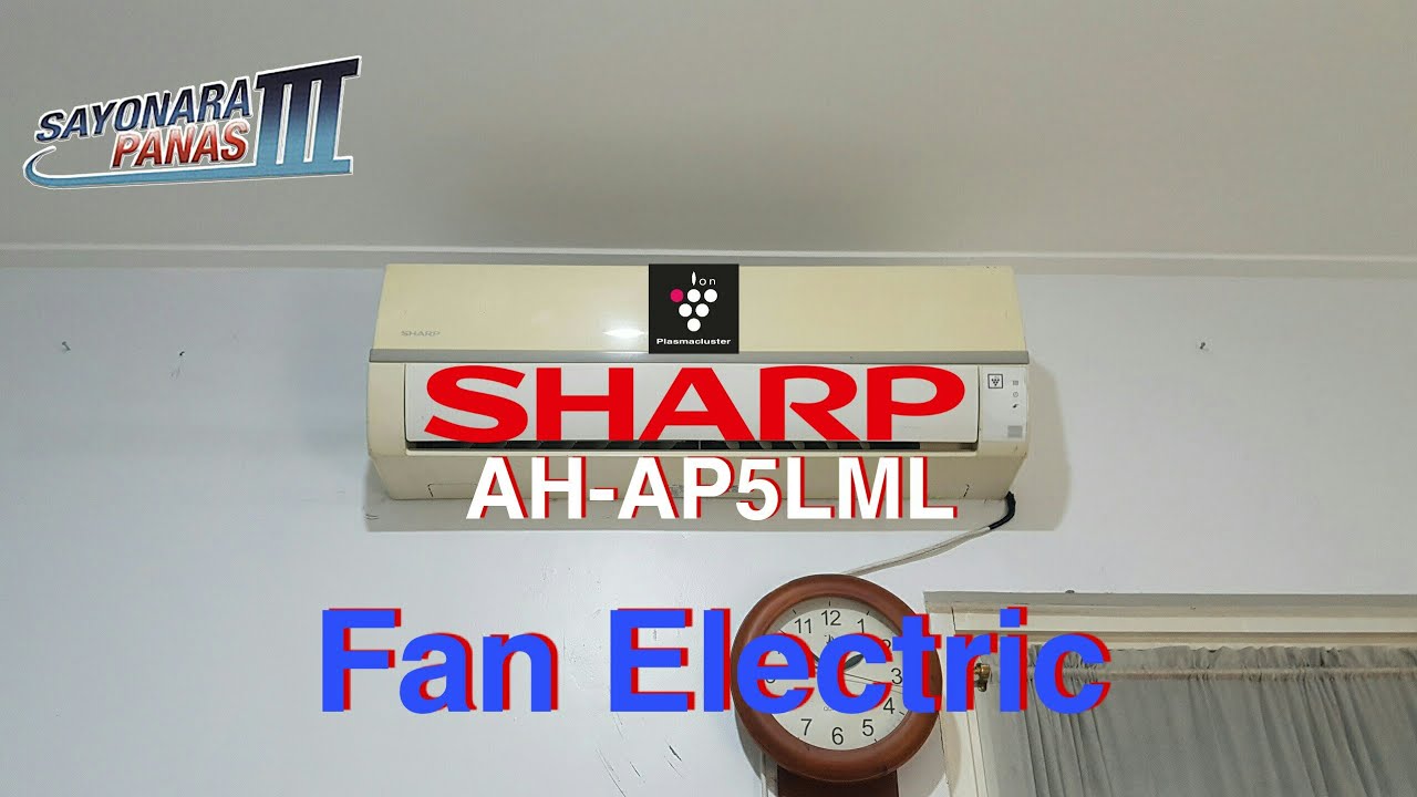 KIPAS Angin model AC SHARP Plasmacluster Lowwattage Fan Electric serial ...