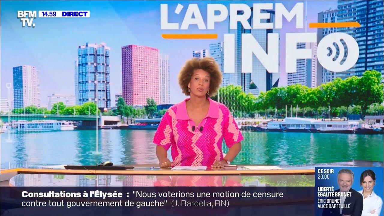 BFMTV | Début de l'Aprem Info avec Pauline Simonet — 15h, lundi 26 août (rentrée 2024) - YouTube