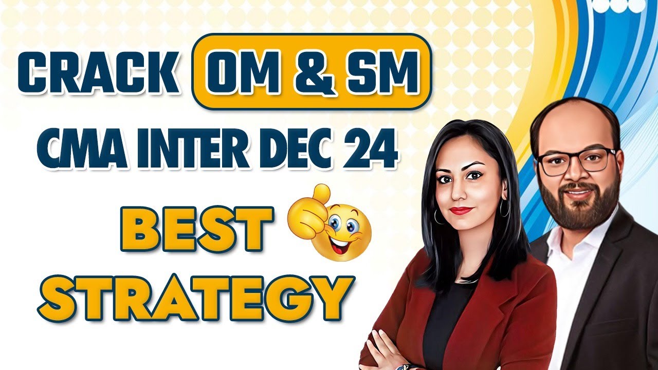 OMSM Strategy CMA Inter Dec 24 | How to Pass OMSM Exam | CMA Inter OMSM ...
