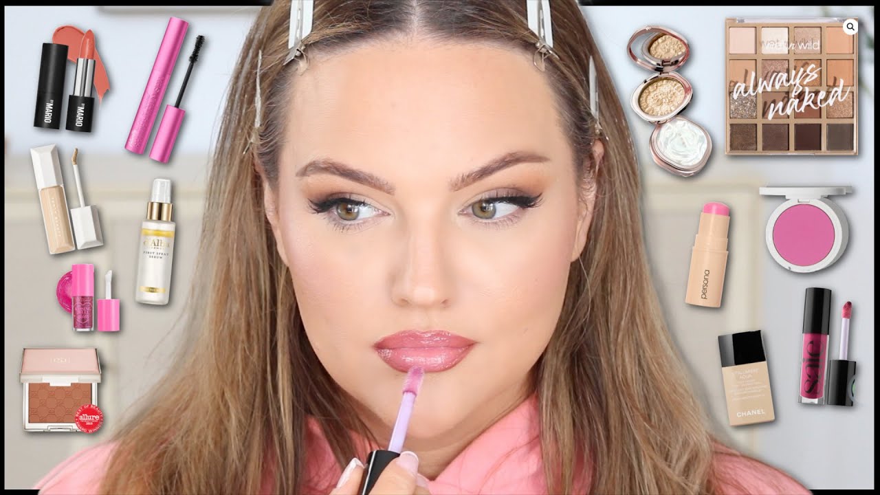 FULL FACE TRYING NEW MAKEUP ... WOW! - YouTube