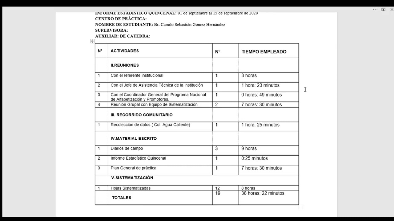 27. Informe Estadístico - YouTube