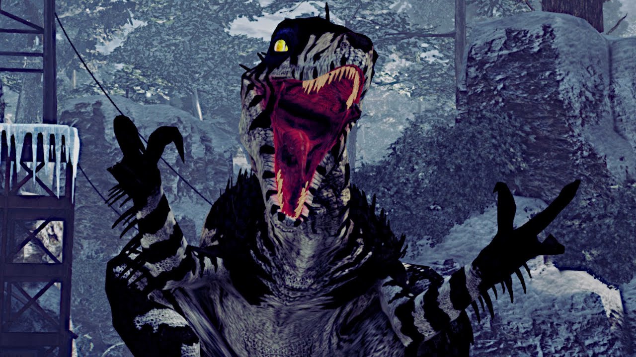 Primeval Raptor Attack! Novaraptor Hunts Humans In The Snow! Primal ...