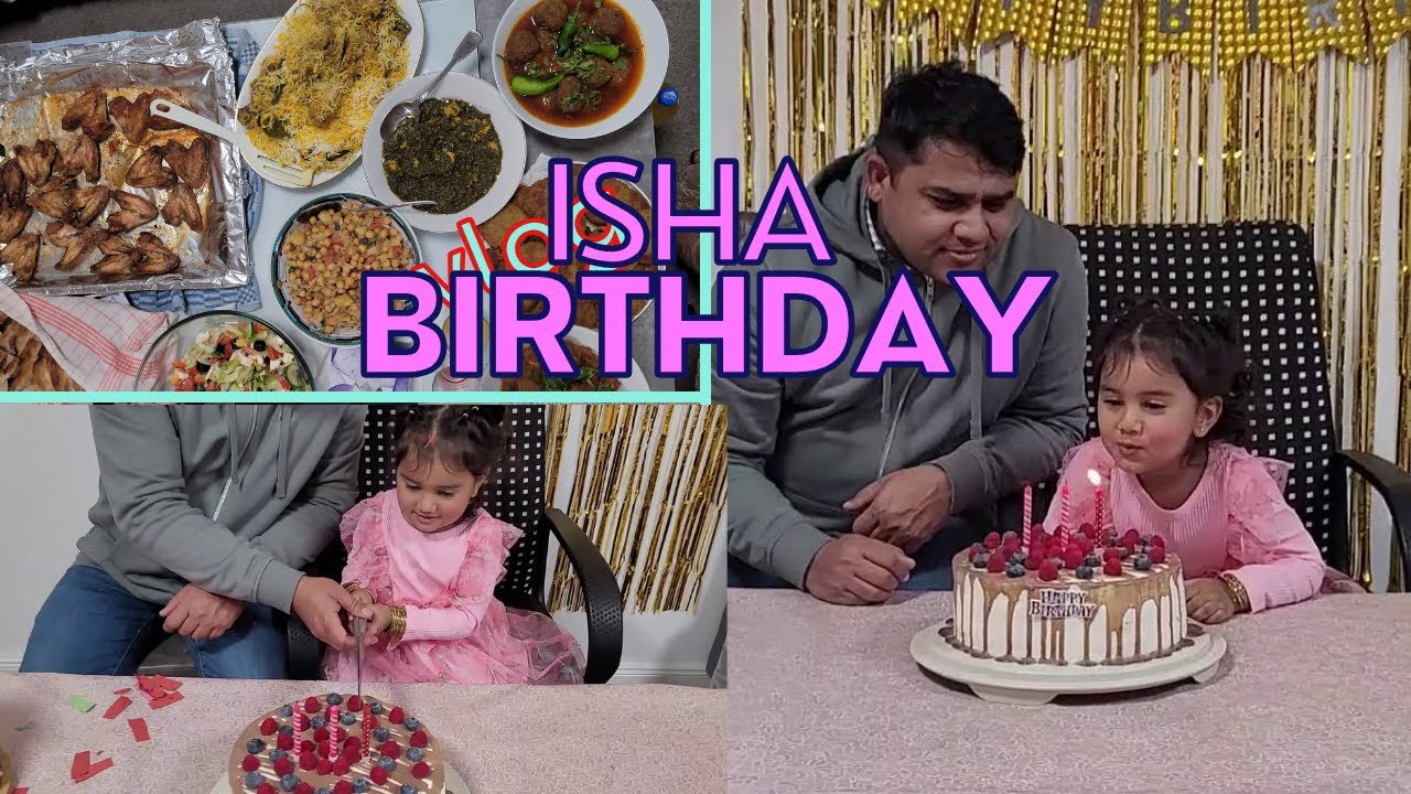 Isha's birthday vlog || Birthday Surprise || Pakistani baby birthday ...