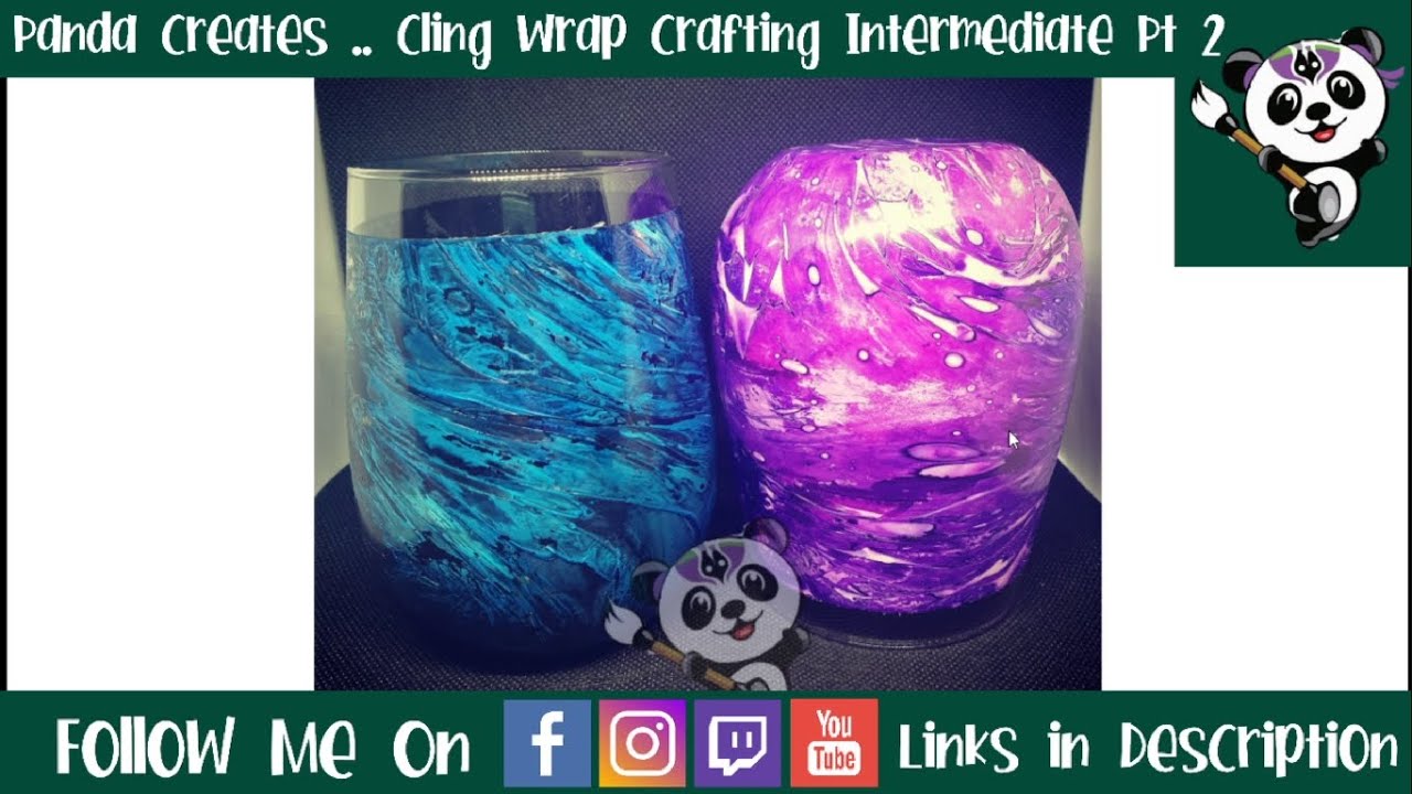 Cling Wrap Crafting Tutorial - Intermediate Series Part 2 - YouTube