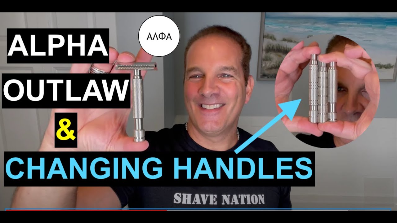Alpha Outlaw Razor and Changing Handles 4K - YouTube