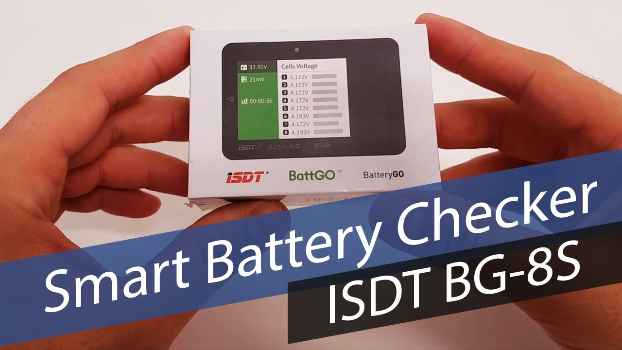 ISDT BG-8S Smart Battery Checker first look and test - YouTube