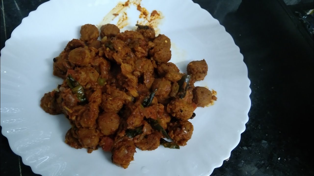 soya chunks recipe || soya chunks gravy - YouTube