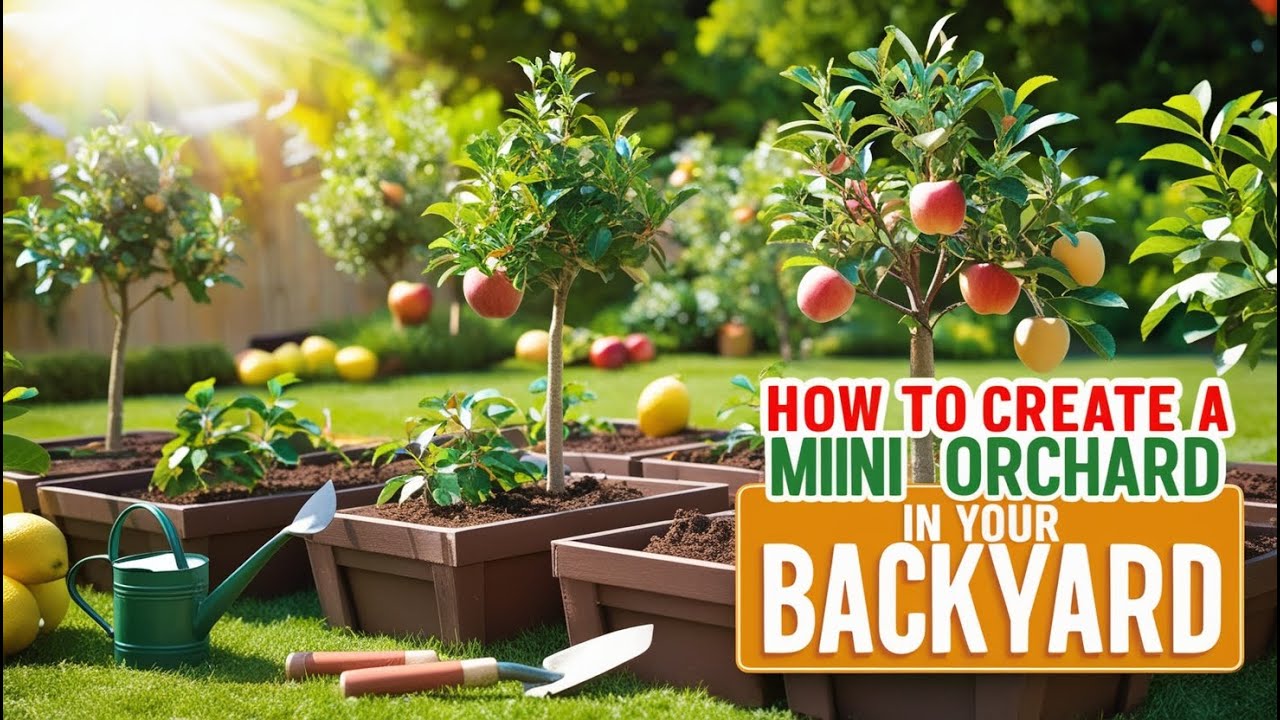 How to Create a Mini Orchard in Your Backyard - YouTube