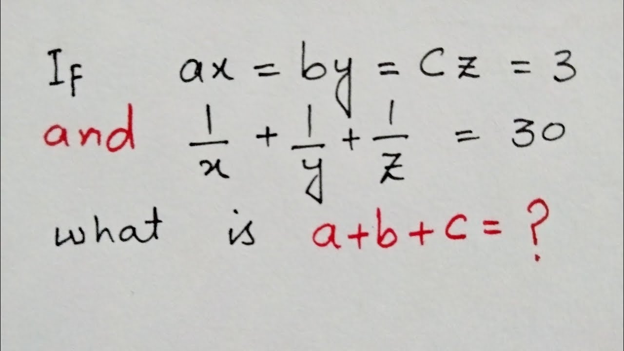 USA MATH OLYMPIAD QUESTION | MATH PROBLEMS - YouTube