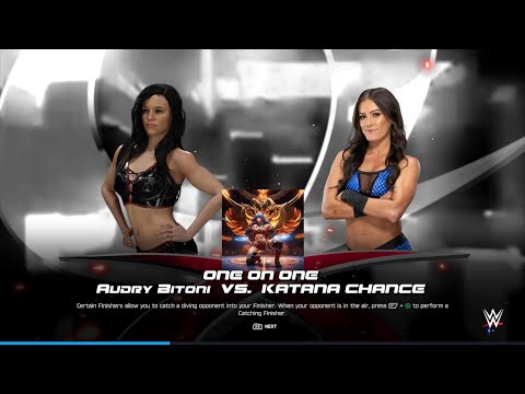 #wwe2k25 | Singles match | Audrey Bitoni vs Katana Chance | Request