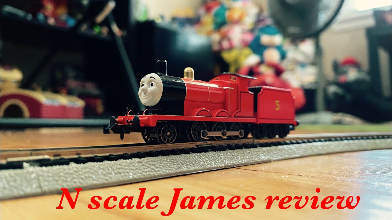 N scale James the red engine review - YouTube