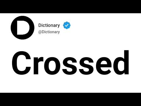 Crossed Meaning In English - YouTube