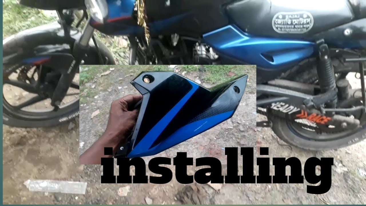 Pulsar 150 engine guard installing - YouTube
