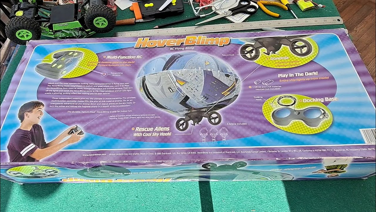 RC Hover Blimp PART 1 UNBOX and INFLATE - YouTube